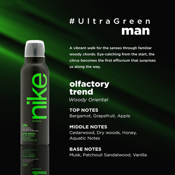 Nike Deo & Body Spray Ultra Green 200ml – Sprint Asia Beauty